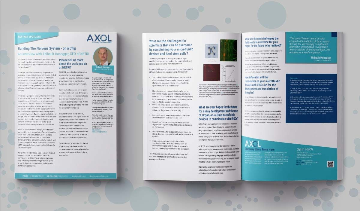 Building the Nervous System-on a Chip, in collaboration with Axol ...